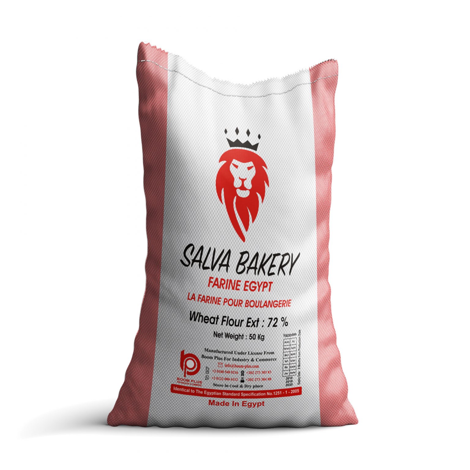 Wheat Flour 50 KG National Bakery Brand High quality - Boom Plus ...